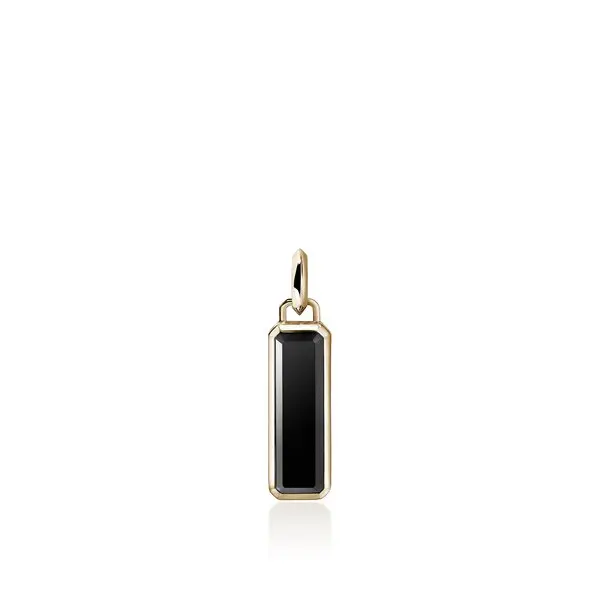 John Hardy Black Onyx Talisman Pendant Earring In 14k Yellow - Gold