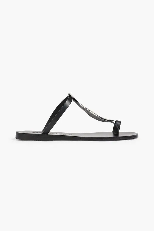 ANCIENT GREEK SANDALS Kimalé Awa Embellished Leather Sandals