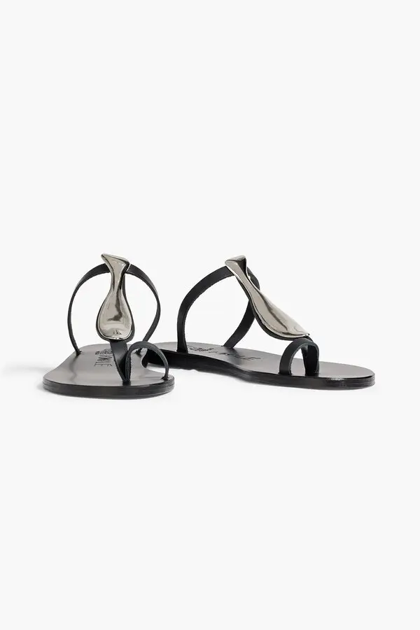 ANCIENT GREEK SANDALS Kimalé Awa Embellished Leather Sandals
