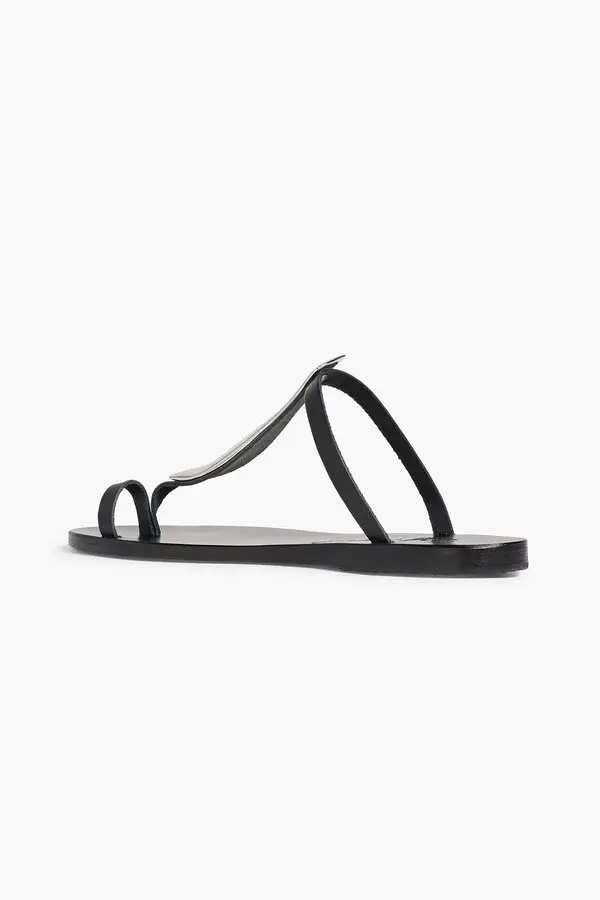 ANCIENT GREEK SANDALS Kimalé Awa Embellished Leather Sandals