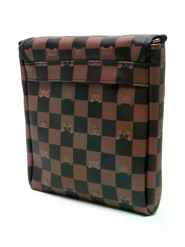 SPRAYGROUND Peeking Character-check Messenger Bag