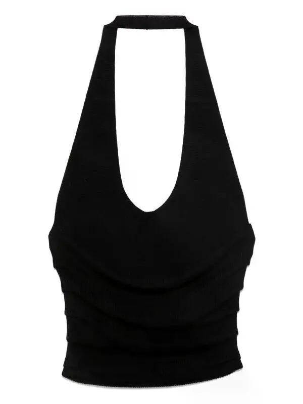 AYA MUSE Ribbed-knit Top