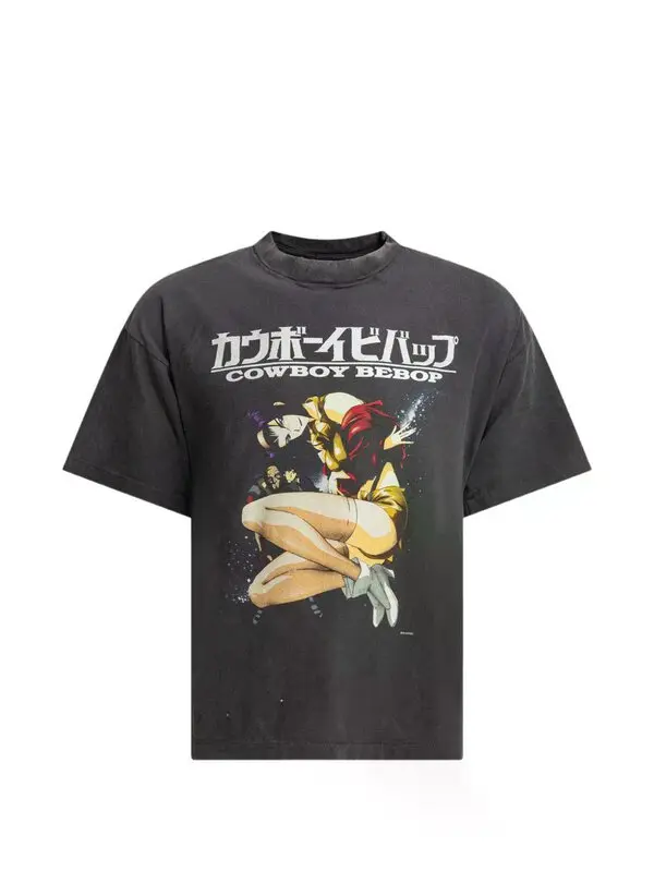 SAINT MXXXXXX X Cowboy Bebop Graphic-print T-shirt