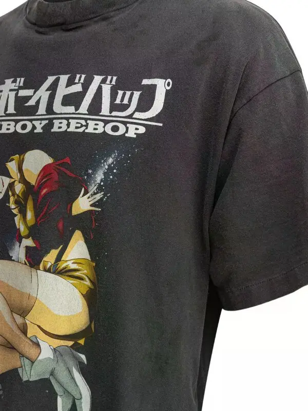 SAINT MXXXXXX X Cowboy Bebop Graphic-print T-shirt
