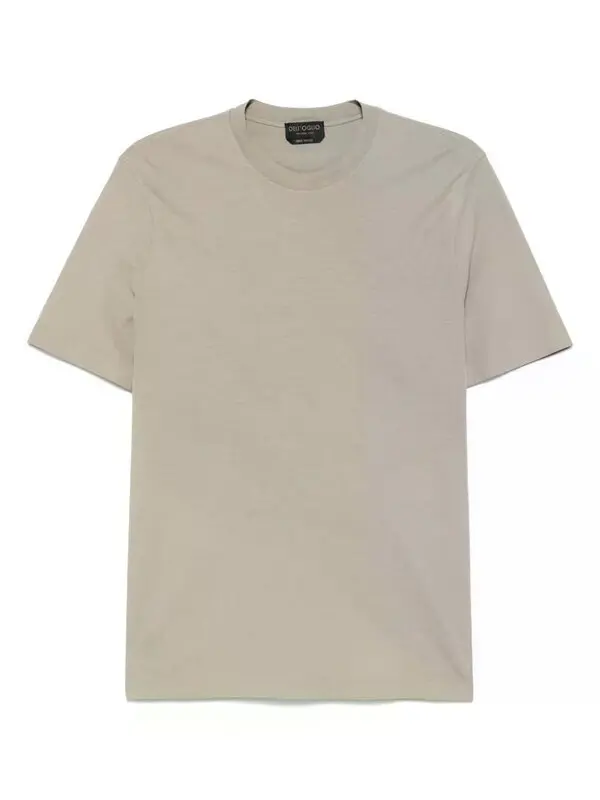 DELL'OGLIO Cotton T-shirt - Grey