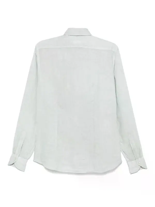 DELL'OGLIO Linen Shirt - Green