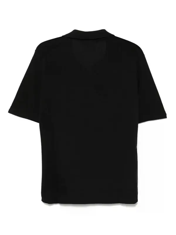 DELL'OGLIO Cotton T-shirt - Black
