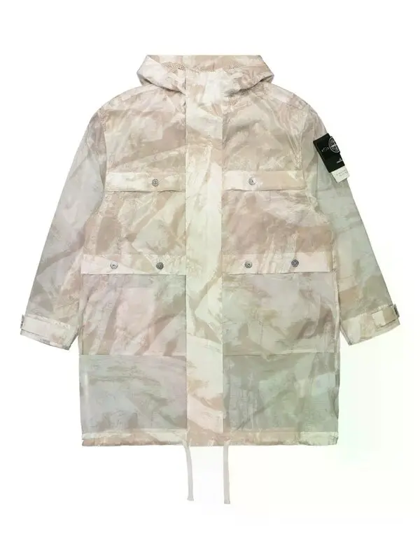 Stone Island Long Parka Coat