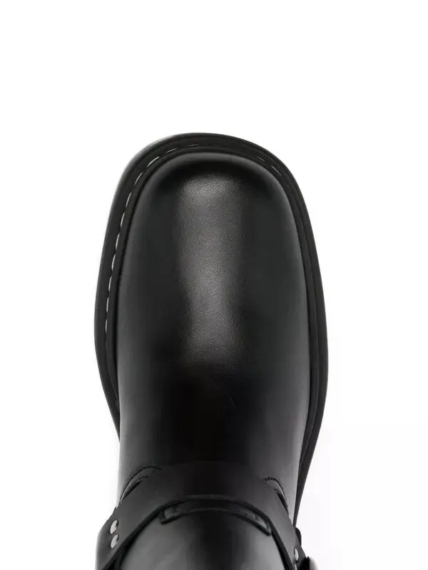 MARINE SERRE Moto Boots With Ring Hardware