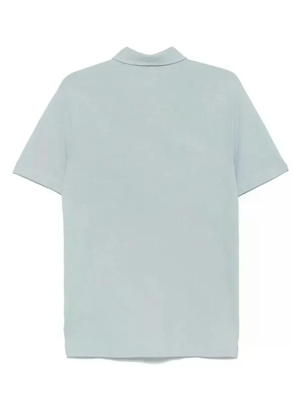 ZANONE Cotton Polo Shirt - Blue
