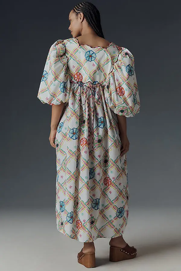 Celiab Santorini Puff-sleeve Dress
