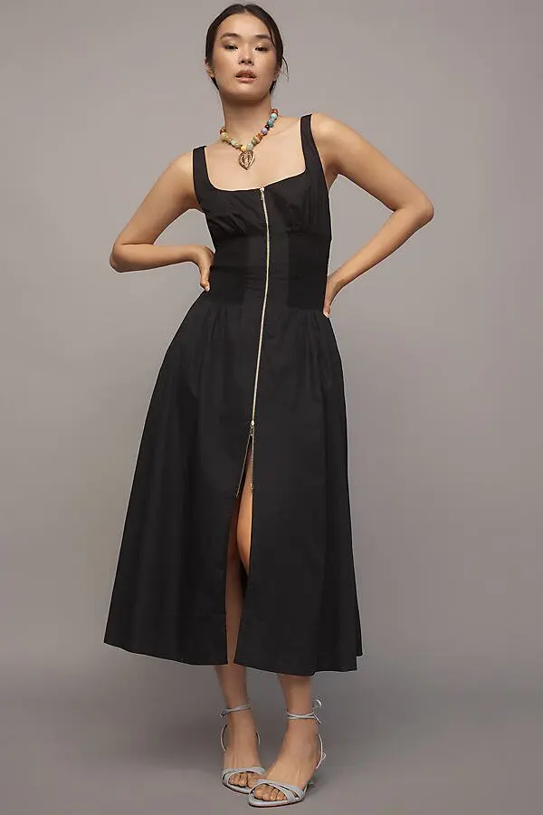 maxi dress flowy bottom Heather Grey Strapless Ruched Maxi Dress main image 1