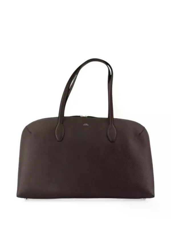 TOTEME Grained Leather Day Tote - Brown