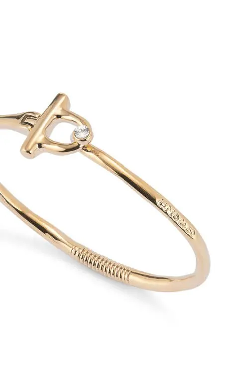 UNODE50 White Topaz Bangle