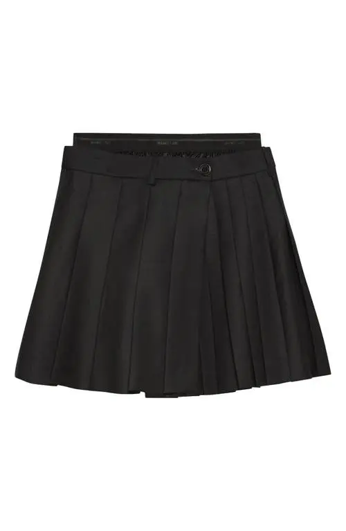Helmut Lang Pleated Wool Skort