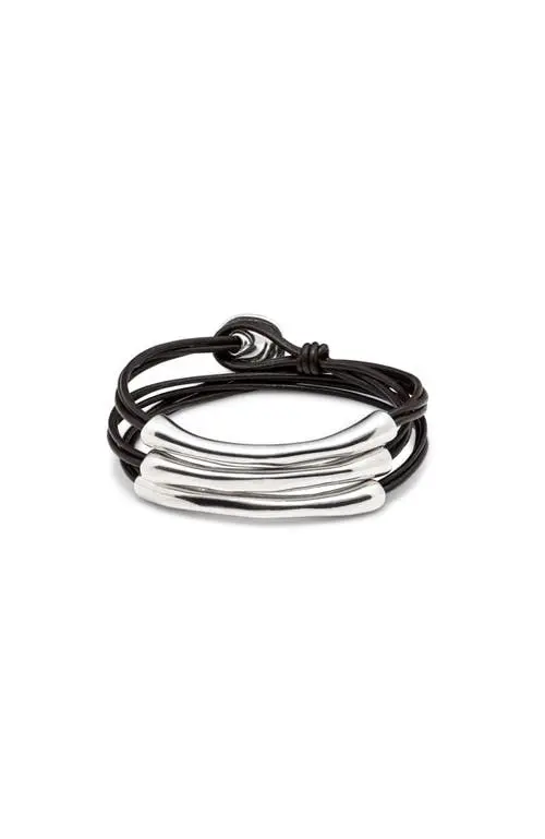 UNODE50 Trine Link Bracelet - Silver