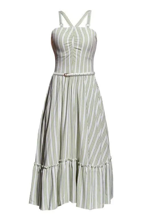 AS By DF Lexi Stripe Dress With Belt