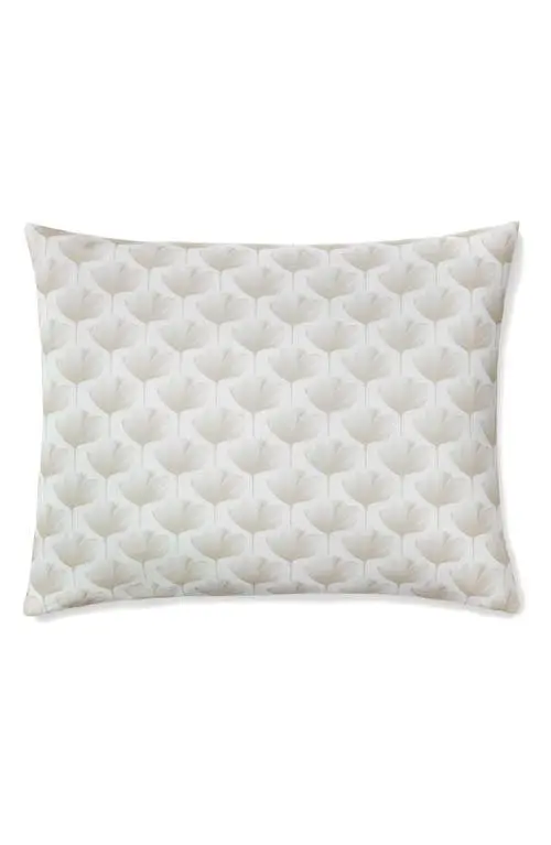 SFERRA Edna Reversible Cotton Boudoir Sham - White/ Beige