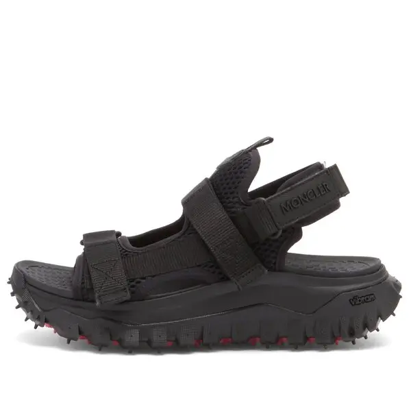Moncler Trailgrip Vela Sandals - Black