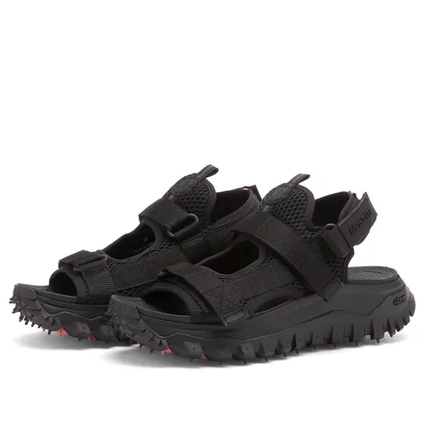 Moncler Trailgrip Vela Sandals - Black