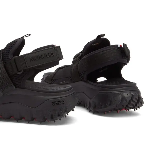 Moncler Trailgrip Vela Sandals - Black