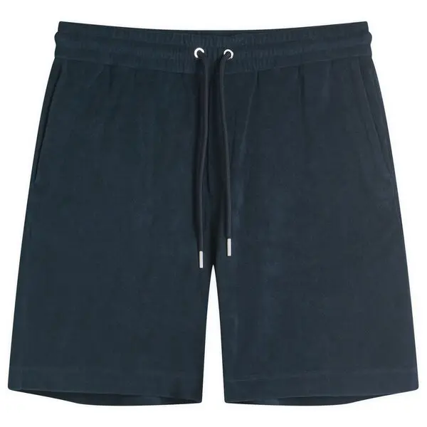 Moncler Cotton Terry Shorts - Navy