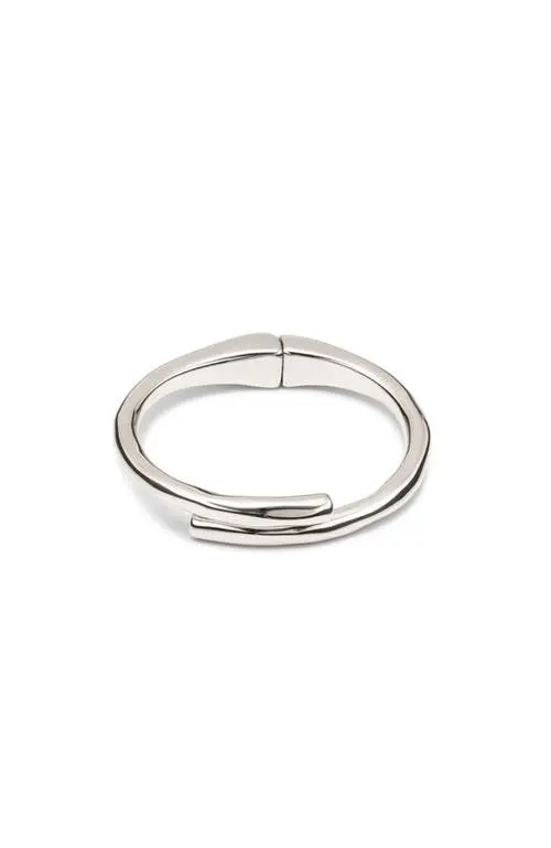 UNODE50 Nova Tube Bangle - Silver