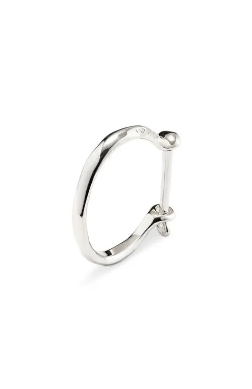UNODE50 Minimalist Bangle Bracelet - Silver