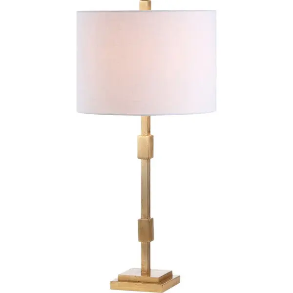 JONATHAN Y Windsor 29" Metal Led Table Lamp - Gold Leaf