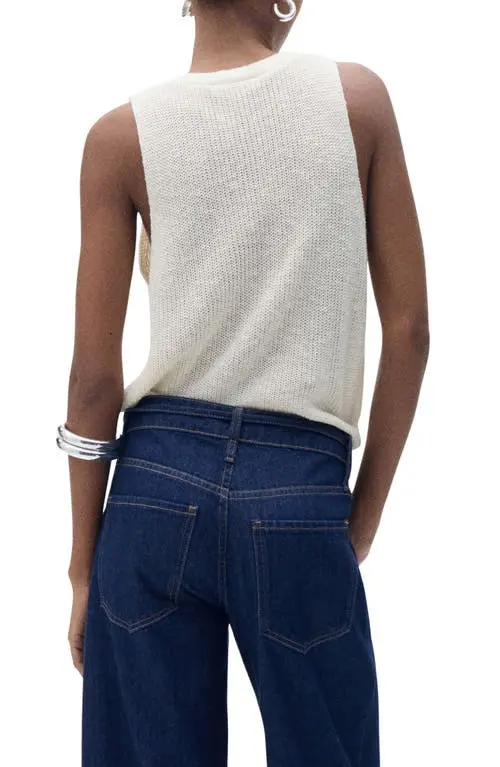 Mango Jazmin Sleeveless Sweater Vest