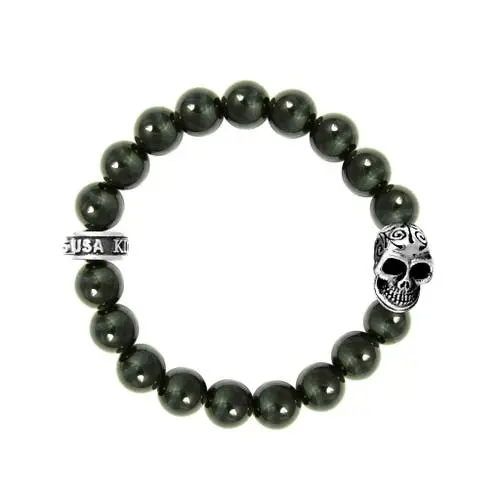 KING BABY STUDIO Day Of The Dead Skull Bracelet - Silver