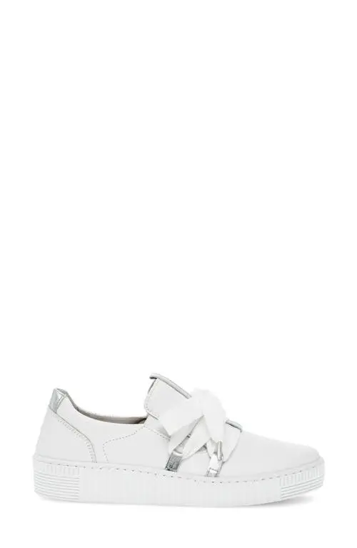 Gabor Bow Leather Sneaker