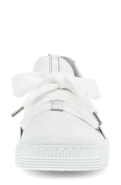 Gabor Bow Leather Sneaker