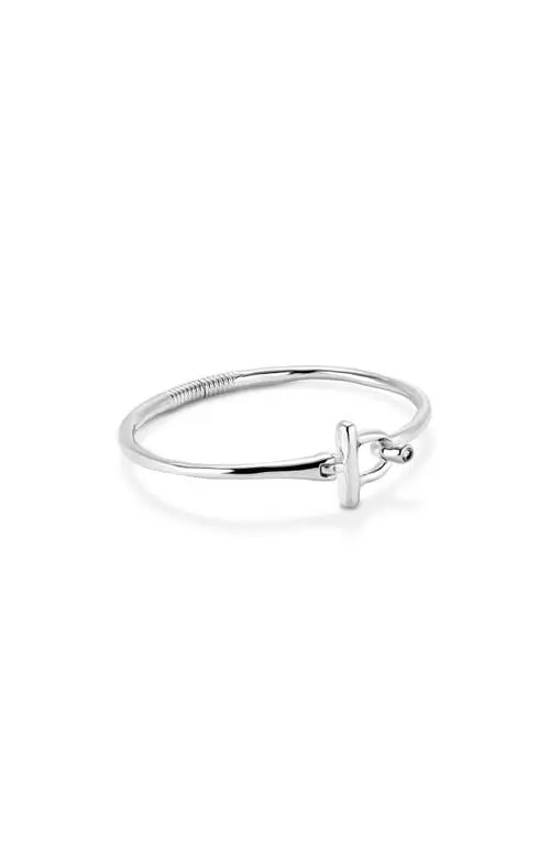 UNODE50 White Topaz Bangle Bracelet