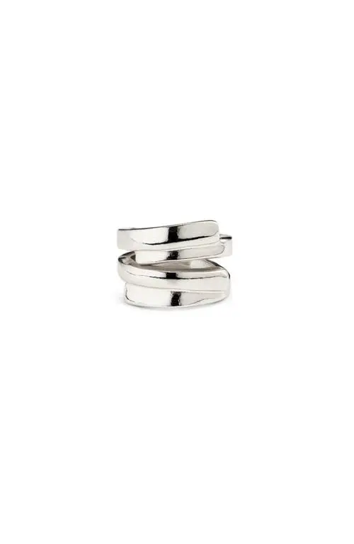 UNODE50 Sterling -plated Multiband Ring - Silver
