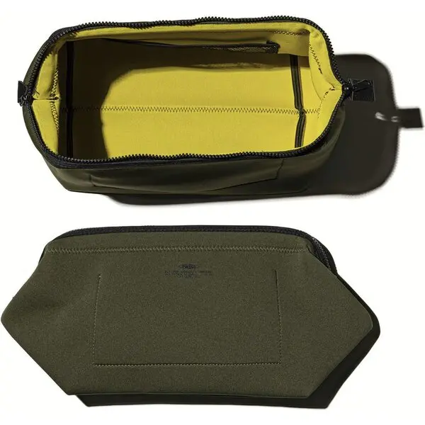 PUEBCO Wired Pouch - Olive & Yellow