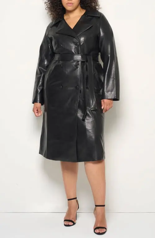 AS By DF Miller Recycled Leather Trench Coat