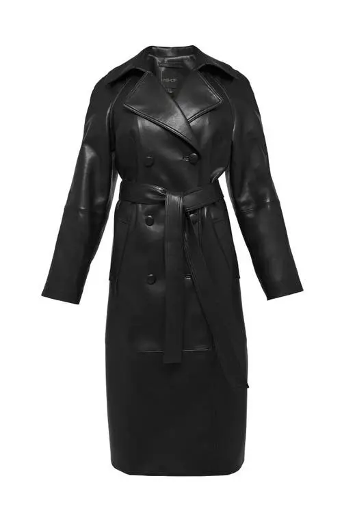 AS By DF Miller Recycled Leather Trench Coat