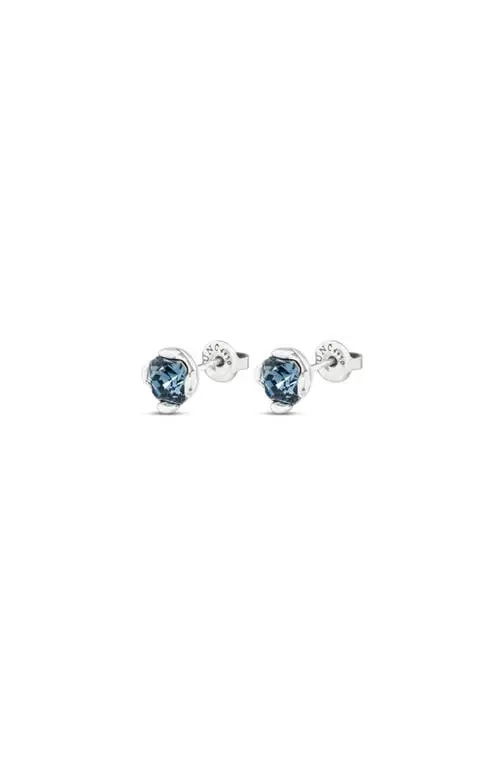 UNODE50 Sterling -plated Crystal Stud Earrings