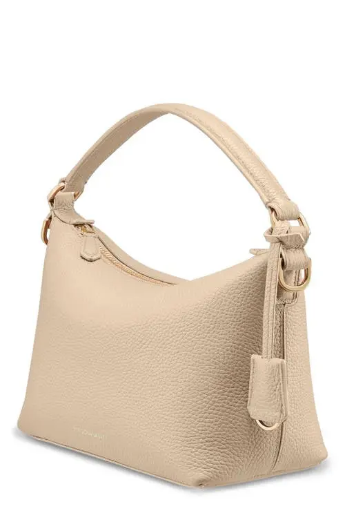 MAISON DE SABRE Small Leather Hobo - Saharan Nude