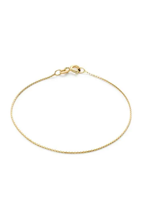 ANA LUISA Solid Chain Bracelet - Gold