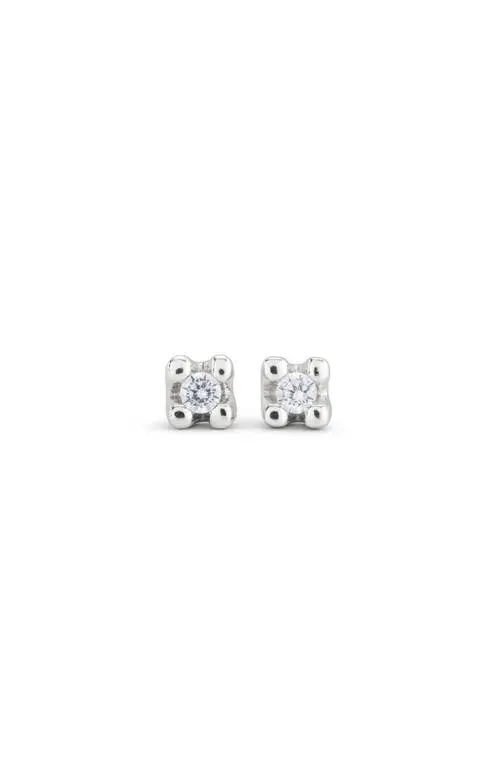 UNODE50 Stud Earrings - Silver