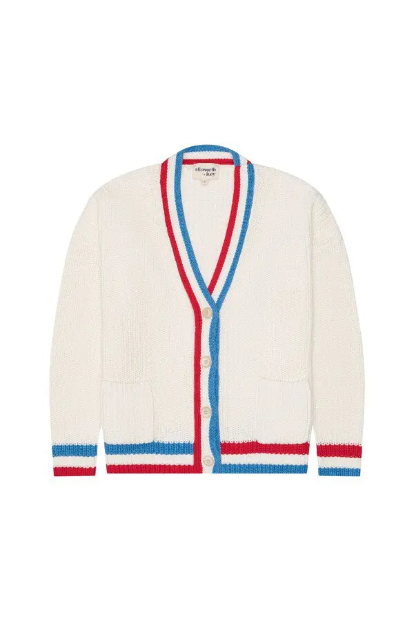 ELLSWORTH + IVEY Billy Knit Cardigan - Stripe