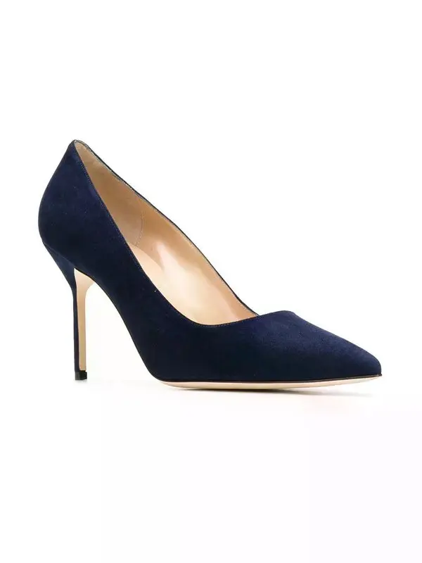 Manolo Blahnik Bb Pointed-toe Pumps - Blue
