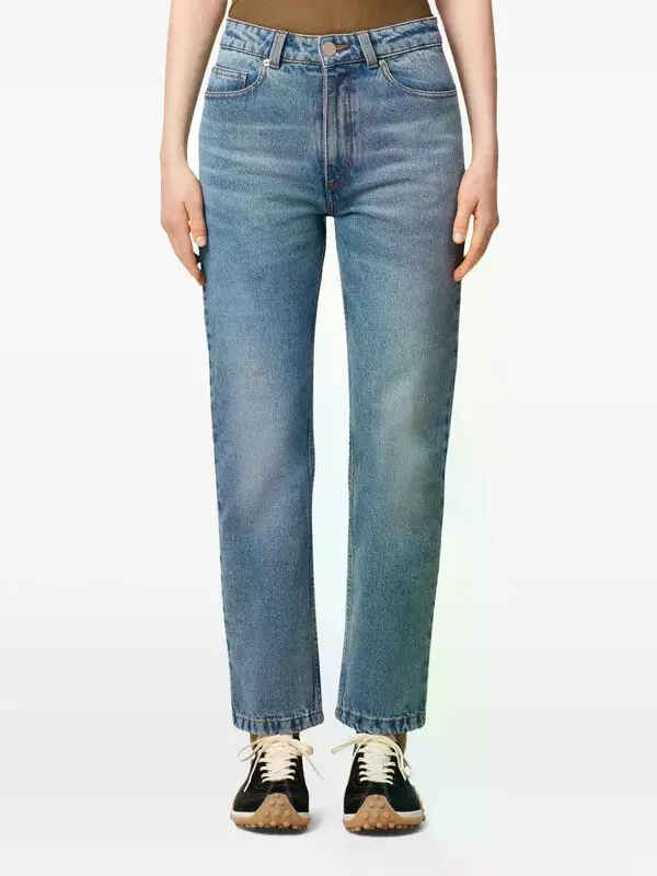 Ami Cotton Straight-leg Jeans