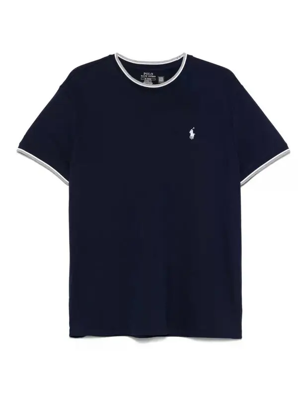 Polo Ralph Lauren Embroidered-logo T-shirt - Blue