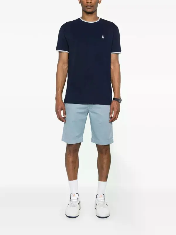 Polo Ralph Lauren Embroidered-logo T-shirt - Blue