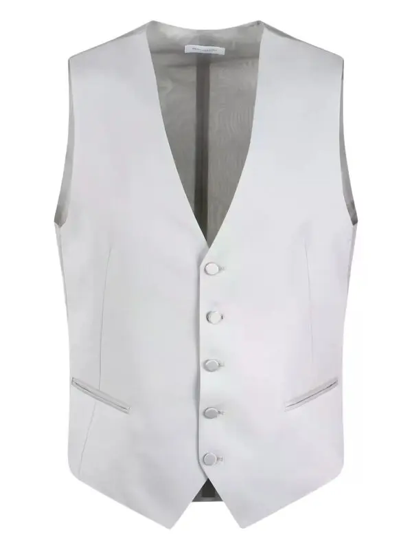 Tagliatore Wool Waistcoat - Grey