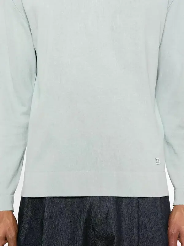 C.P. COMPANY Cotton Crepe Crew Neck T-shirt - Blue