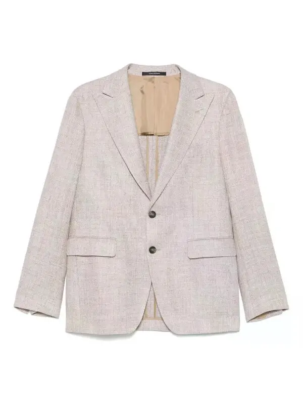 Tagliatore Textured Blazer - Brown